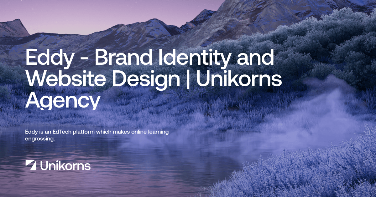 Eddy - Brand Identity and Website Design | Unikorns Agency
